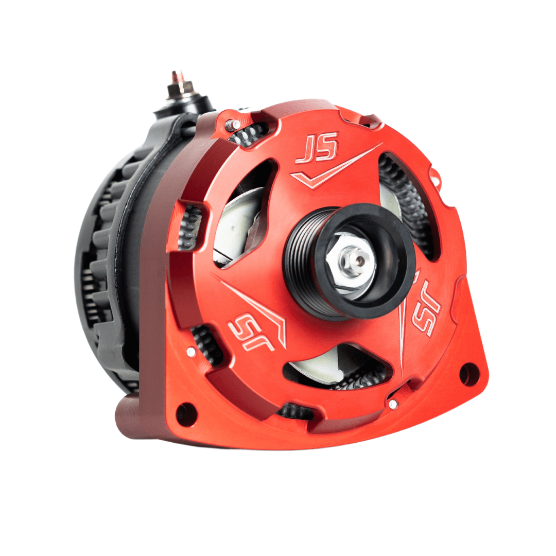 1996-2024 GM Billet High Output Alternator (Red) - Power Boost – JS Alternators